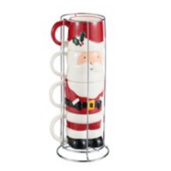 Holiday Time | Holiday | Holiday Time Santa Claus Stackable Cups With ...